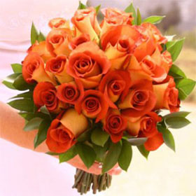 Beautiful Royal Bridal Rose Bouquets with Terracotta Roses | Global Rose